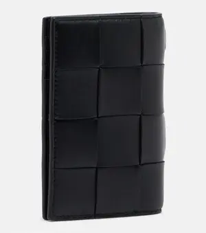 Bottega Veneta Intrecciato Leather Passport Holder