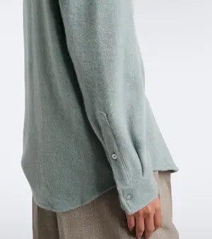 GOD'S TRUE CASHMERE Celeste Cashmere Shirt