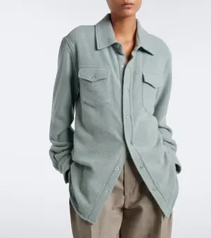 GOD'S TRUE CASHMERE Celeste Cashmere Shirt