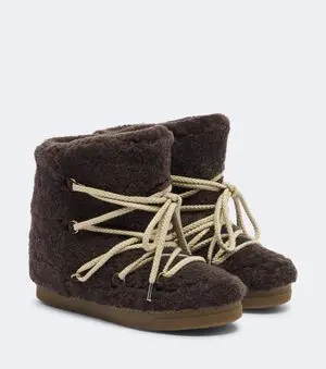 Isabel Marant Étoile Nowles Shearling Snow Boots - Brown