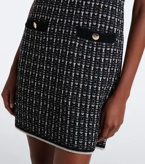 Max Mara Wool And Cashmere Bouclé Minidress