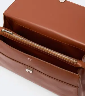 Savette Symmetry Soft Medium Leather Top Handle Bag