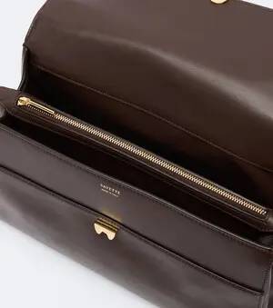 Savette Symmetry Soft Medium Leather Top Handle Bag