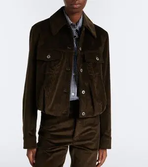 Loewe Cotton Corduroy Blouson Jacket