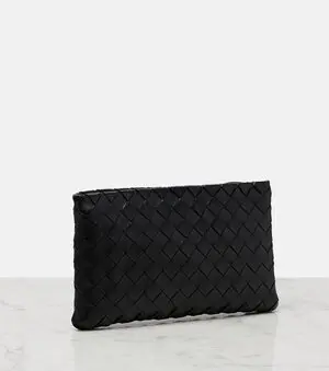 Bottega Veneta Intrecciato Leather Pouch
