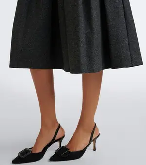 Max Mara Embellished Mélange Maxi Dress