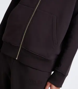 Max Mara Cotton-blend Zip-up Hoodie