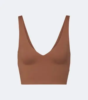 NIKESKIMS Matte Sports Bra - Brown