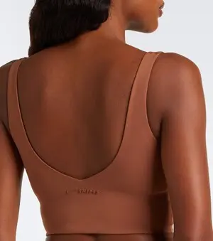 NIKESKIMS Matte Sports Bra - Brown