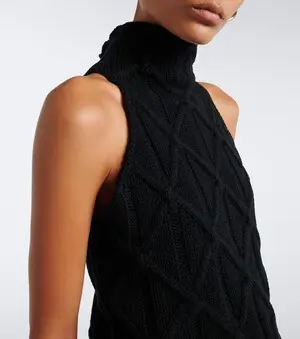 Jardin Des Orangers Wool And Cashmere Top - Black