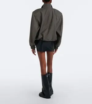 Wolford Embossed Croc-effect Miniskirt