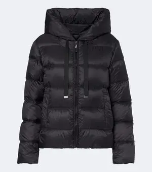 Max Mara Hooded Puffer Jacket - Black