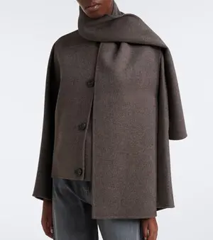 Max Mara Scarf-detail Wool Jacket