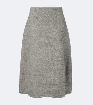 Proenza Schouler Gaella Wool-blend Midi Skirt