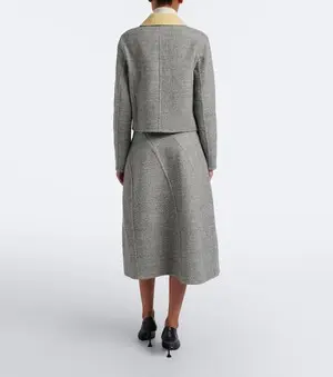 Proenza Schouler Gaella Wool-blend Midi Skirt