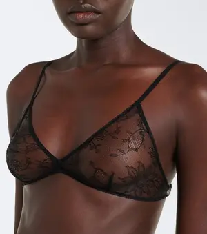 Khaite Talita Sheer Lace Bralette