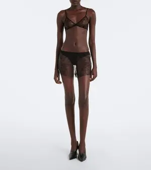 Khaite Talita Sheer Lace Bralette