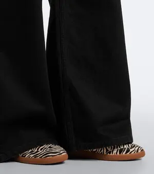 Isabel Marant Étoile Beth Zebra-print Calf Hair Sneakers