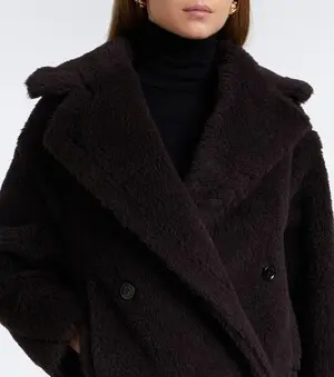 Max Mara Alpaca, Wool, And Silk Peacoat