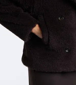 Max Mara Alpaca, Wool, And Silk Peacoat