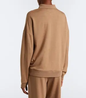 Max Mara Virgin Wool Polo Sweater - Brown