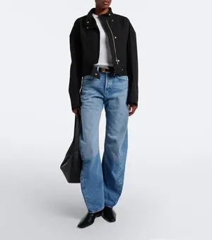 AGOLDE Spiral Faded Barrel-leg Jeans