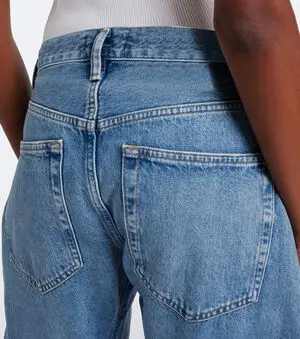 AGOLDE Spiral Faded Barrel-leg Jeans