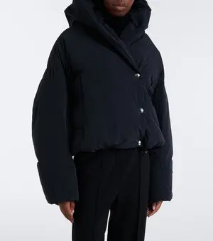 Sportmax Cropped Hooded Down Jacket