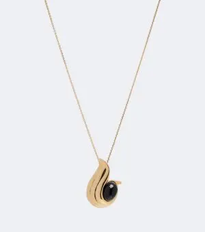 FERRAGAMO Embellished Pendant Necklace - Gold
