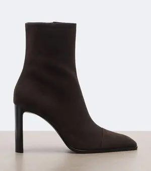 Saint Laurent Venetia Suede Ankle Boots