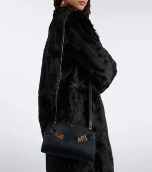 FERRAGAMO Hug Small Calf Hair Clutch
