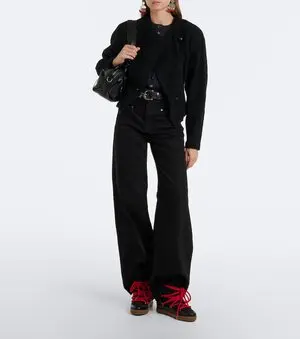 Isabel Marant Étoile Nowles Leather And Suede Snow Boots