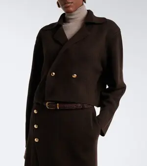 Jardin Des Orangers Cropped Wool And Cashmere Jacket