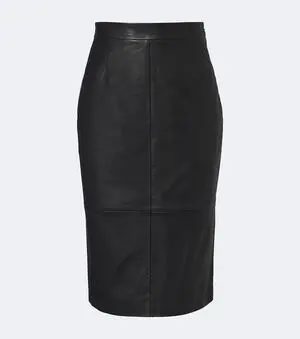 Altuzarra Hank Leather Pencil Skirt