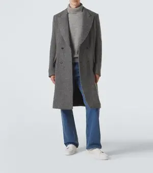 Gabriela Hearst Mcaffrey Herringbone Wool And Cashmere Coat