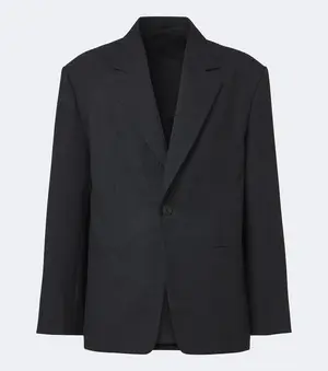 Studio Nicholson Fenn Wool Blazer - Grey