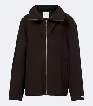 Sportmax Wool And Cashmere Jacket - Brown
