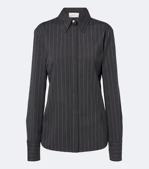 Sportmax Pinstriped Wool-blend Shirt