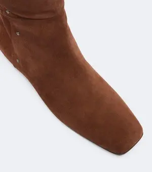 Max Mara Studded Suede Over-the-knee Boots