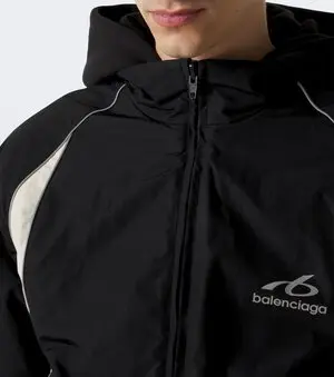 Balenciaga Logo Cotton Hoodie
