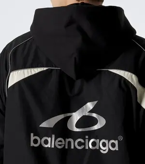 Balenciaga Logo Cotton Hoodie