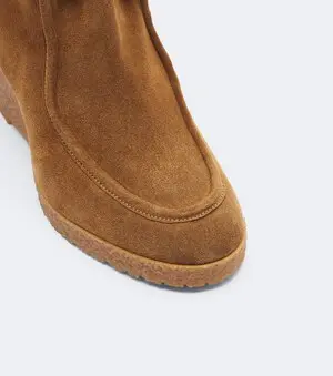 Isabel Marant Étoile Cylia Suede Wedge Ankle Boots