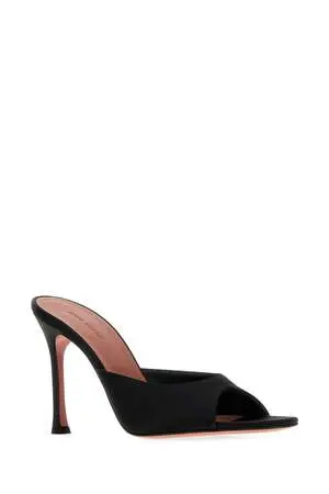 Amina Muaddi Satin Alexa Mules