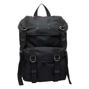 MAISON MARGIELA Medium Logo Technic Backpack - Black