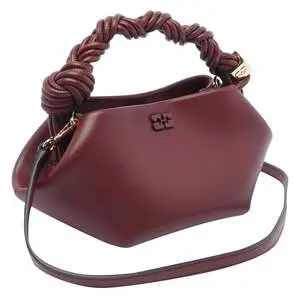GANNI Mini Bou Handbag - Red