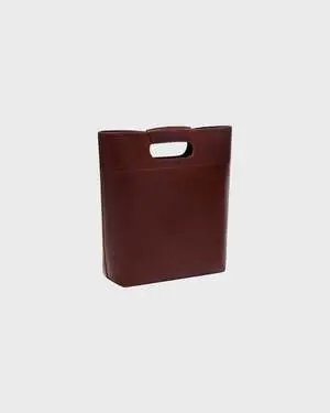 TWP Small Bucket Bag In Leather - Cognac