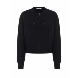 LEMAIRE Knitted Cardigan - Black