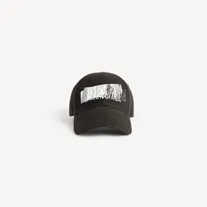 Balenciaga Silver Tape Back Cap
