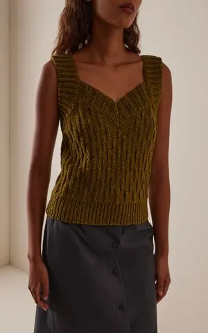 Prada Alpaca Knit Tank Top