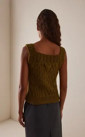 Prada Alpaca Knit Tank Top